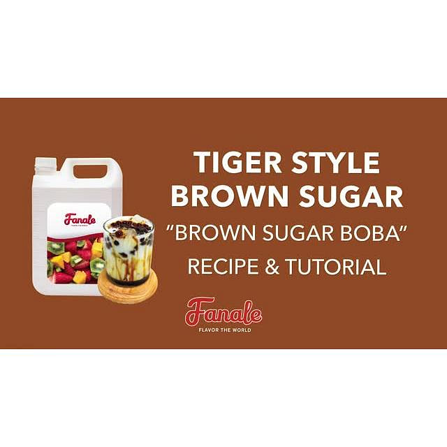 Get Fanale Premium Flavoring Syrup for Bubble Tea Handcraft Tiger Brown ...