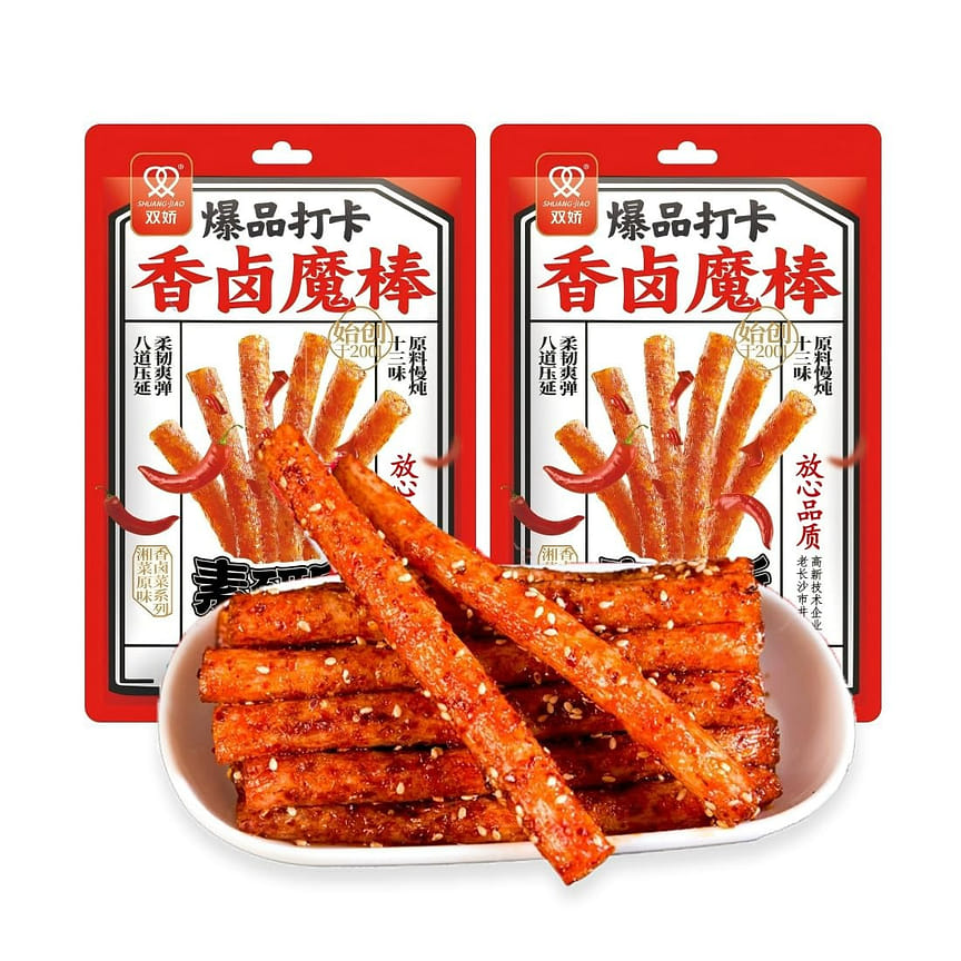 Fraunitsh Spicy Latiao Strips, 2 Pack Latio Sticks 1 pack - Weee!