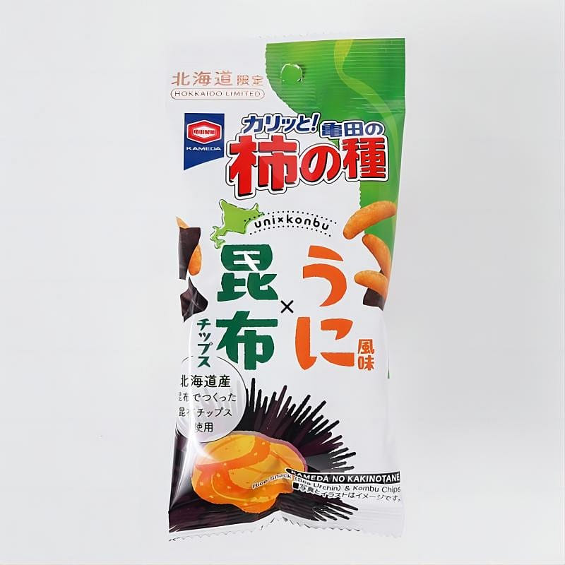 [Japan Delivery] Kameda Seika Hokkaido Limited Sea Urchin kelp Flavor ...