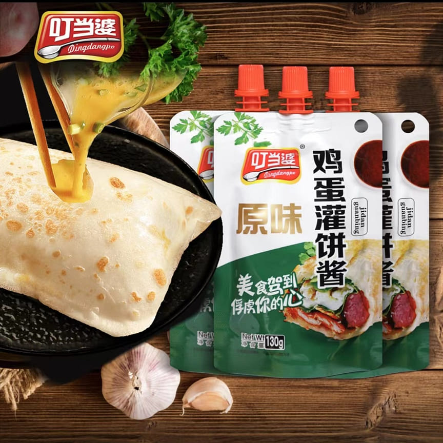 Get Dingdang Grandma Egg-Stuffed Pancake Sauce Origina Delivered | Weee ...