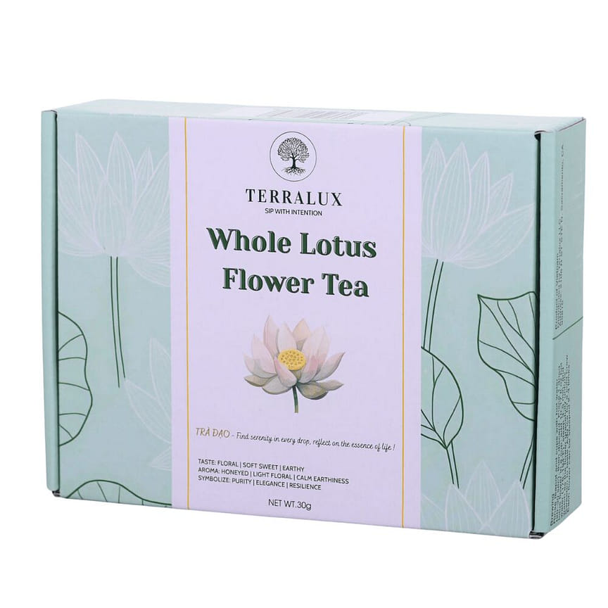 Lunar New Year Whole Lotus Flower Healthy Tea 1 box - Weee!