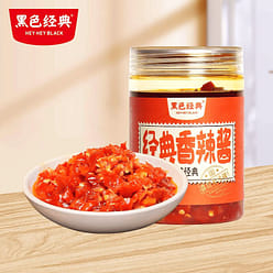 黑色经典辣椒酱下饭菜258g 258 克 - Weee!