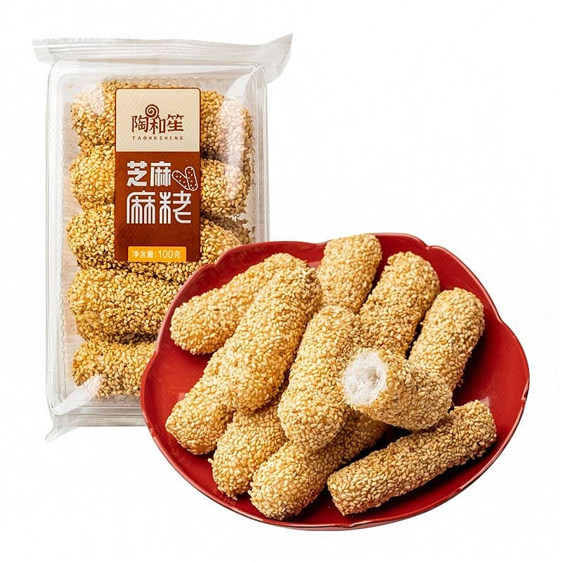 Get Sesame Crispy Rice Puff 100 g Delivered | Weee! Asian Market