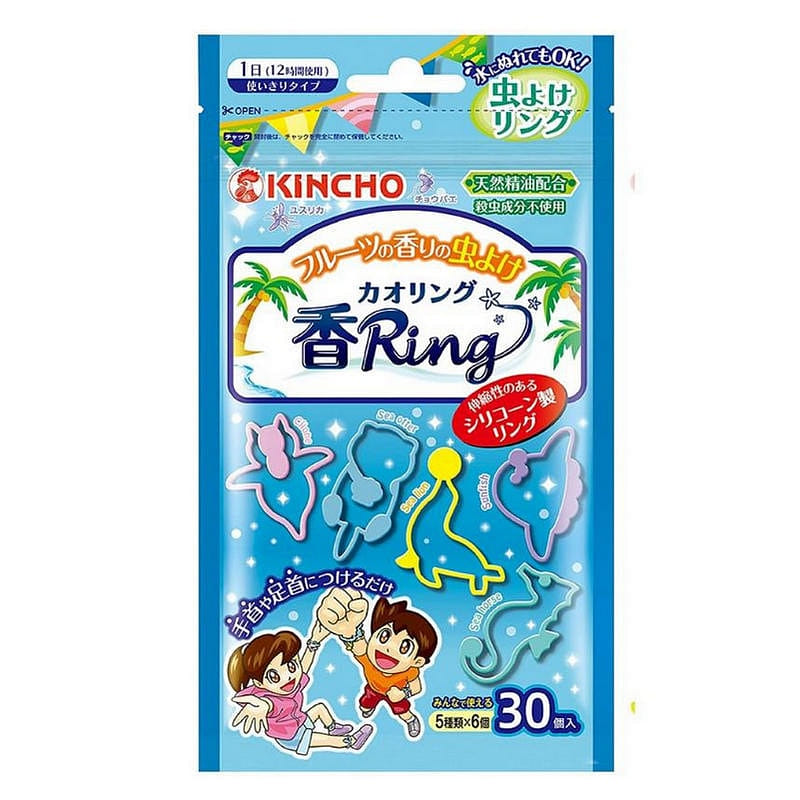 รับ KINCHO Mosquito Repellent Rings Blue Fruit 30pcs จัดส่ง | Weee ...