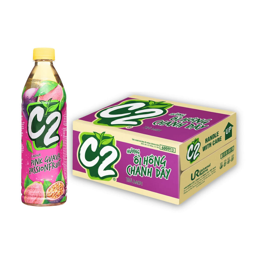 Get C2 Pink Guava Passionfruit 455ml 24 bottles 1 each Delivered | Weee ...