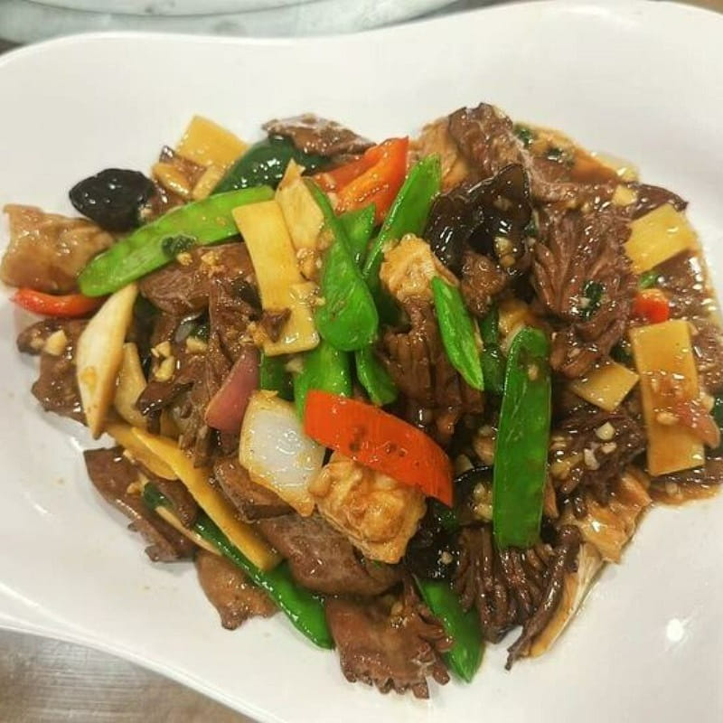 Pork, Intestine, Liver in Sweet and Sour Sauce - Weee!