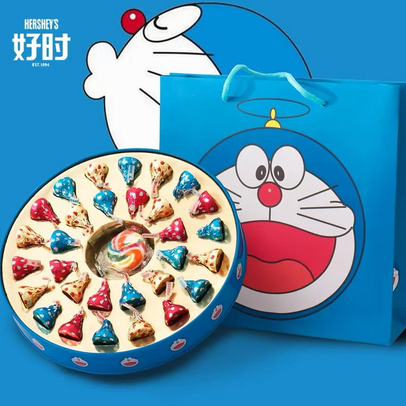 Get Hershey's KISSES Doraemon Candy Gift Box 1 Box 150 g Delivered ...