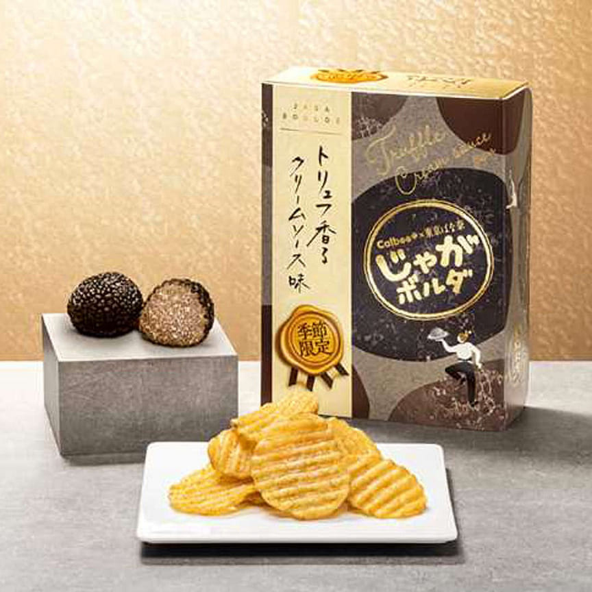 รับ CALBEE X TOKYO BANANA Truffle Cream Sauce Potato Chips 68g 0.15lb ...