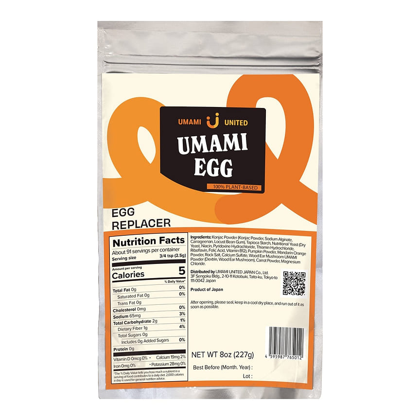 รับ Umami Plant-Based Egg Replacer for Baking จัดส่ง | Weee! ตลาดเอเชีย