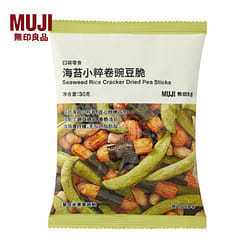 MUJI Pocket Snack, Seaweed Crispy Roll with Peas - Weee!