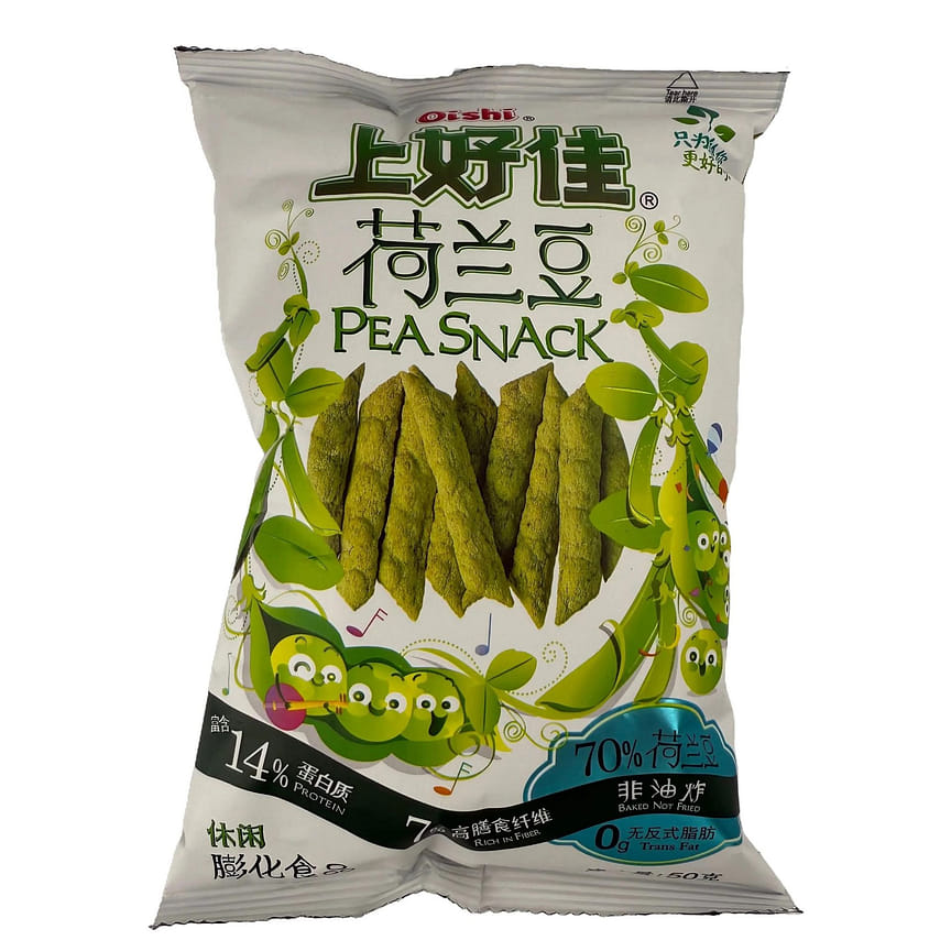 Oishi Snow Peas Original flavor 50 g - Weee!