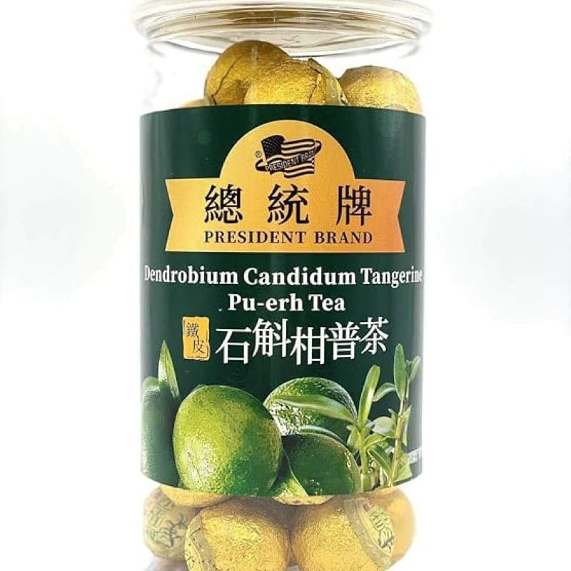 Get President Brand Dendrobium Candidum Tangerine Pu-erh Tea Delivered ...