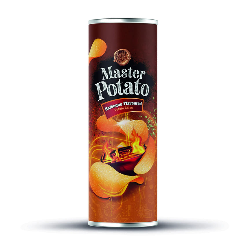 Get Master Potato Barbeque Flavoured Chips 160g 1 box Delivered | Weee ...