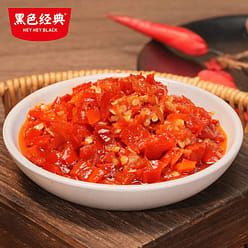 黑色经典辣椒酱下饭菜258g 258 克 - Weee!