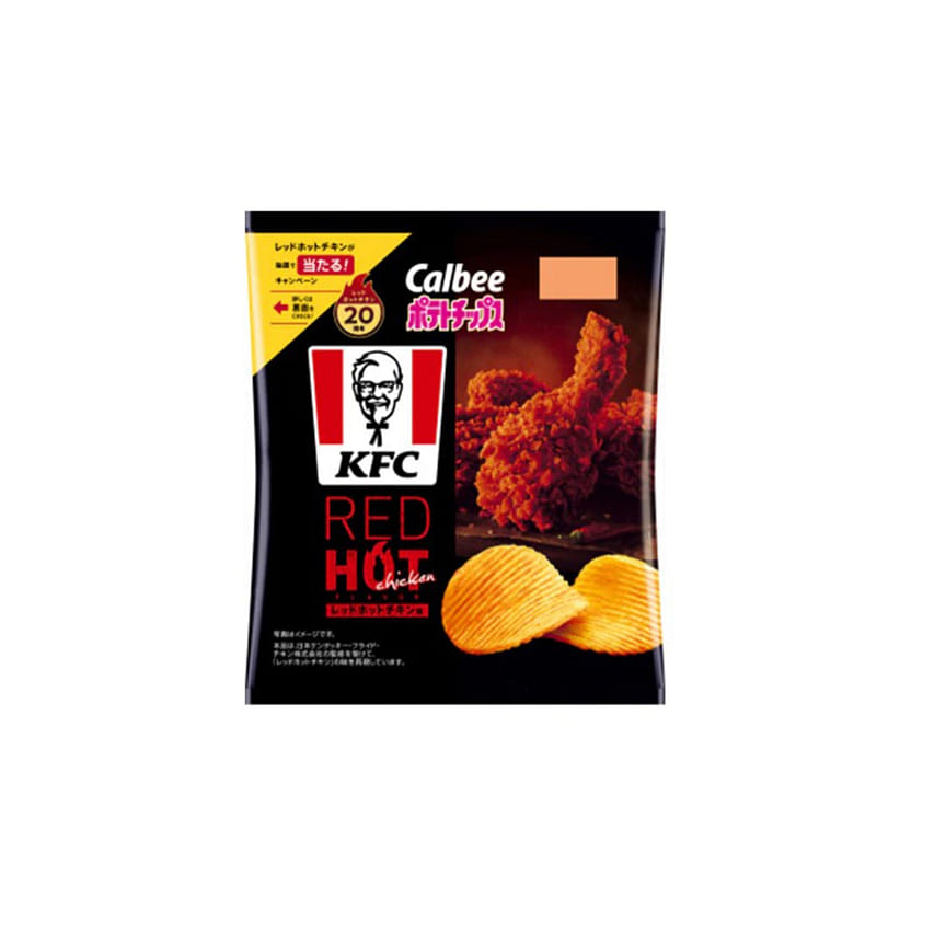 Calbee Potato Chips KFC Red Hot Chicken (Japan) - Weee!