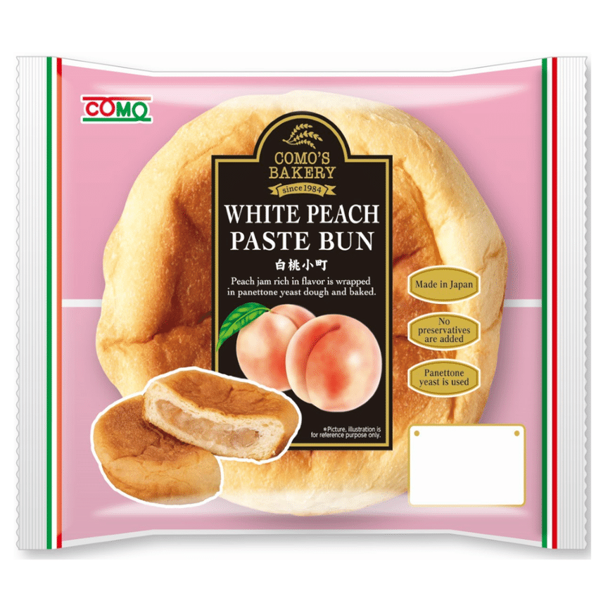รับ Como Bread White Peach Paste Bun 3.25 oz จัดส่ง | Weee! ตลาดเอเชีย