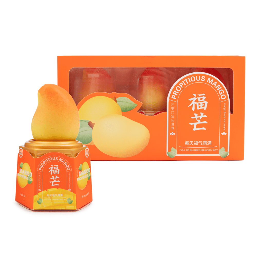 Get Fumang Propitious Mango Ice Cream 3PC 225 g Delivered | Weee! Asian ...